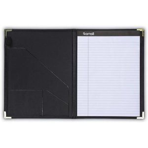 Office | Classic Business Padfolio Executive Portfolio Black Faux ...
